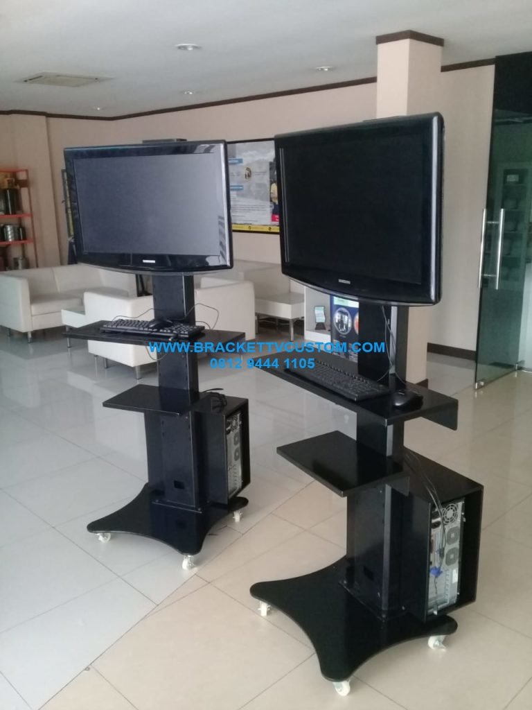 standing tv custom rak PC rak keyboard | Jual Standing Bracket TV Murah ...