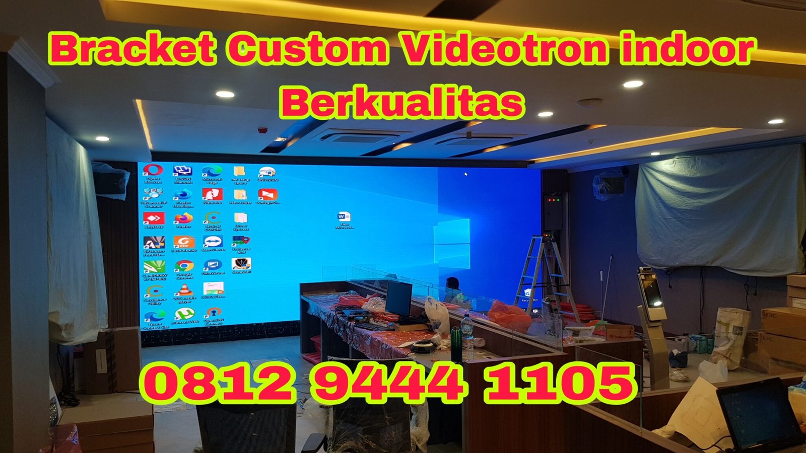 Paket Harga videotron indoor bracket terpasang kuat tahan lama | Jual ...